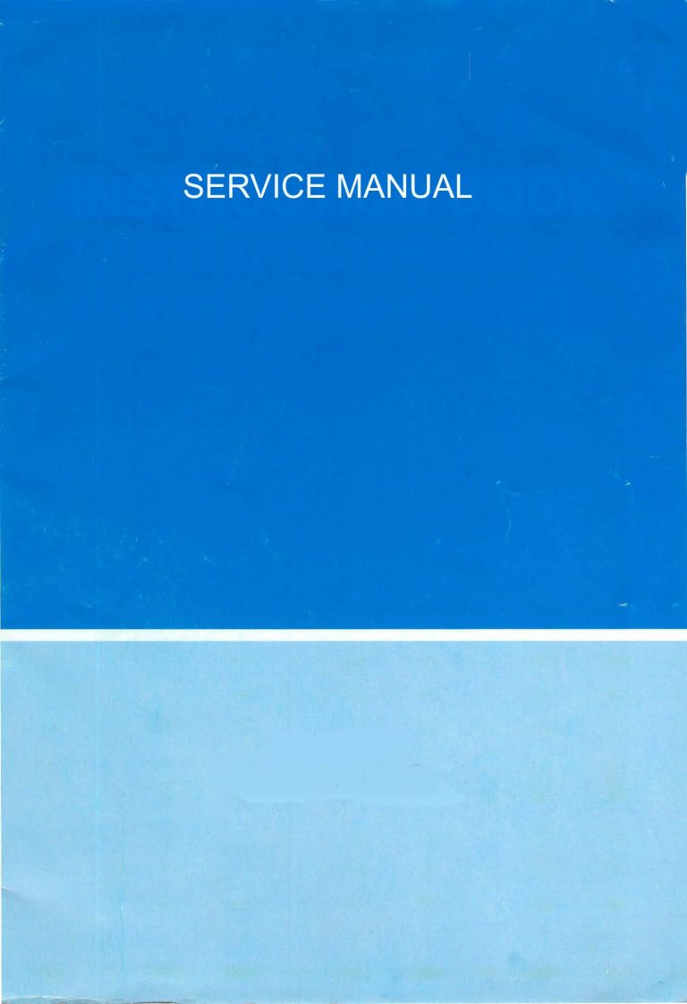 Singer 6233 6234 6235 Service And Repair Manual - sewconsult.com